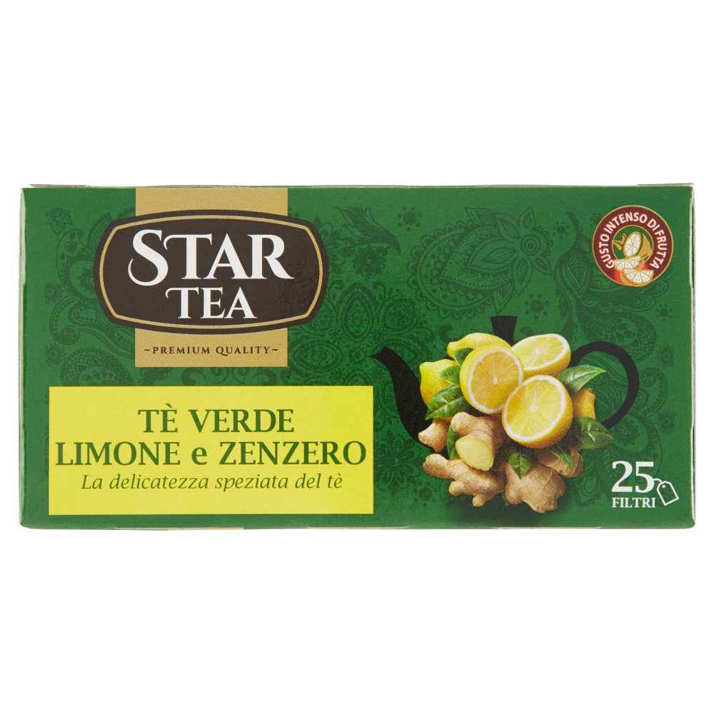 Star Tea Tè Verde Limone e Zenzero 25 x 1,7 g - CIFO Cash & Carry
