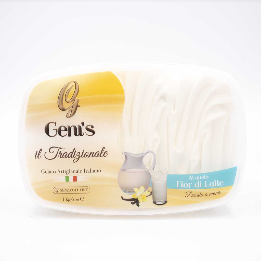 Geni's Gelato vaschetta Fiordilatte 1 kg senza glutine - CIFO Cash & Carry