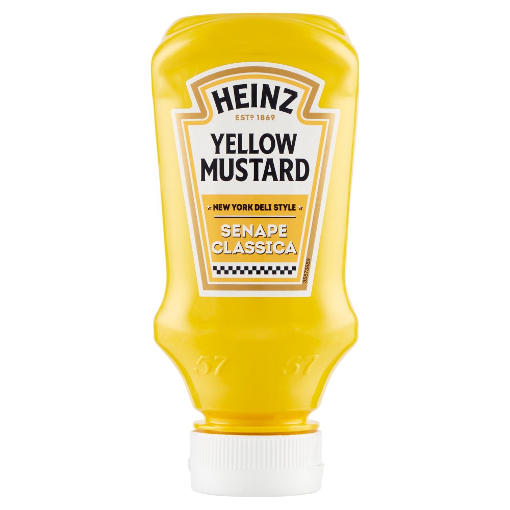 Heinz Yellow Mustard Senape Classica 240 g - CIFO Cash & Carry