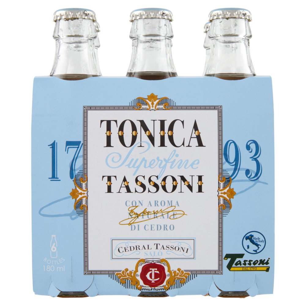 Tassoni Tonica Superfine con Aroma Naturale di Cedro 6 x 180 ml - CIFO ...